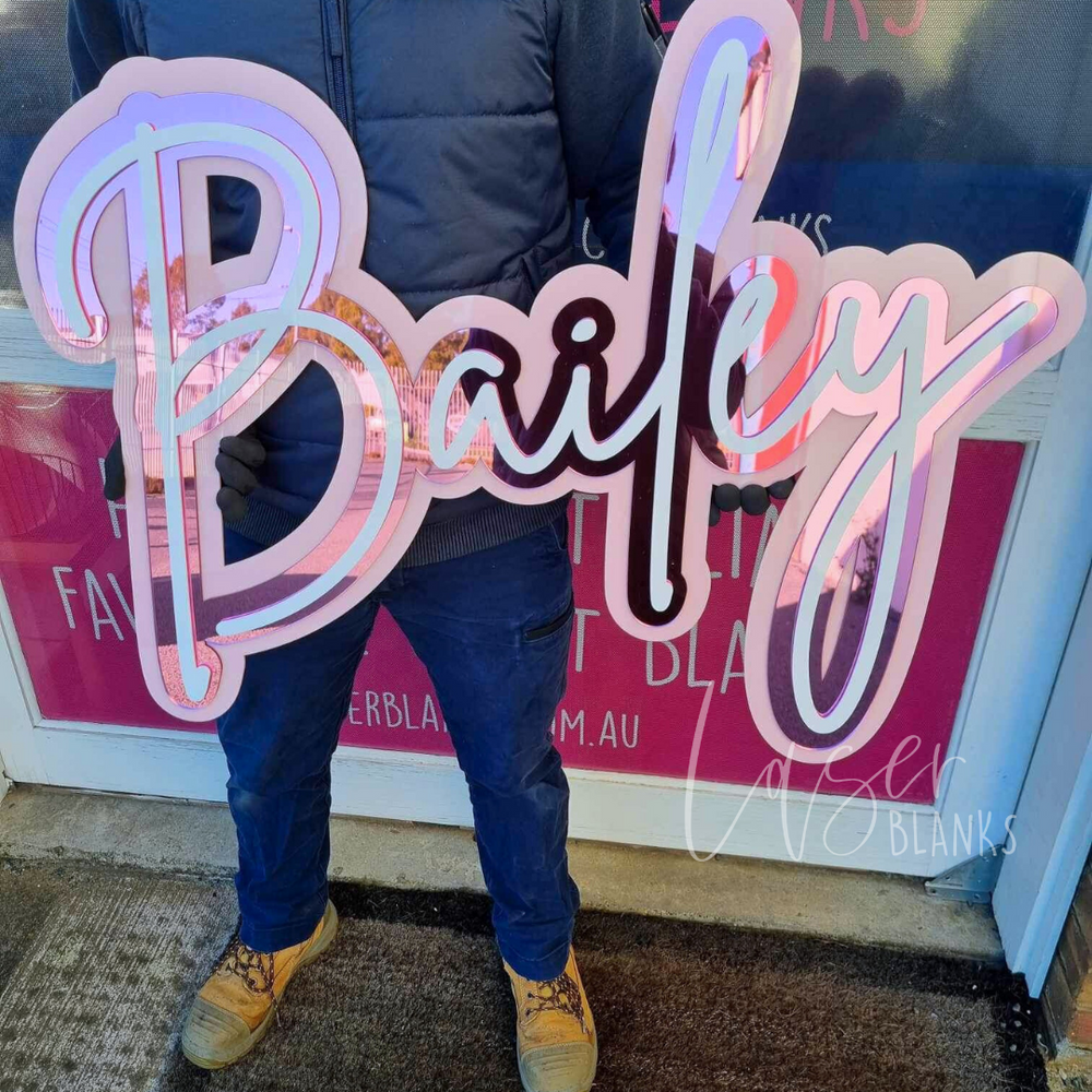 Acrylic Names - Meticulously Crafted Acrylic Laser Cut Names