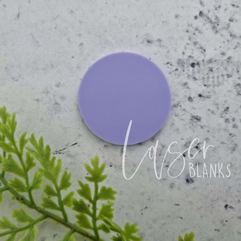 Acrylic Circle Blanks - Large Assortment of Acrylic Round Blanks