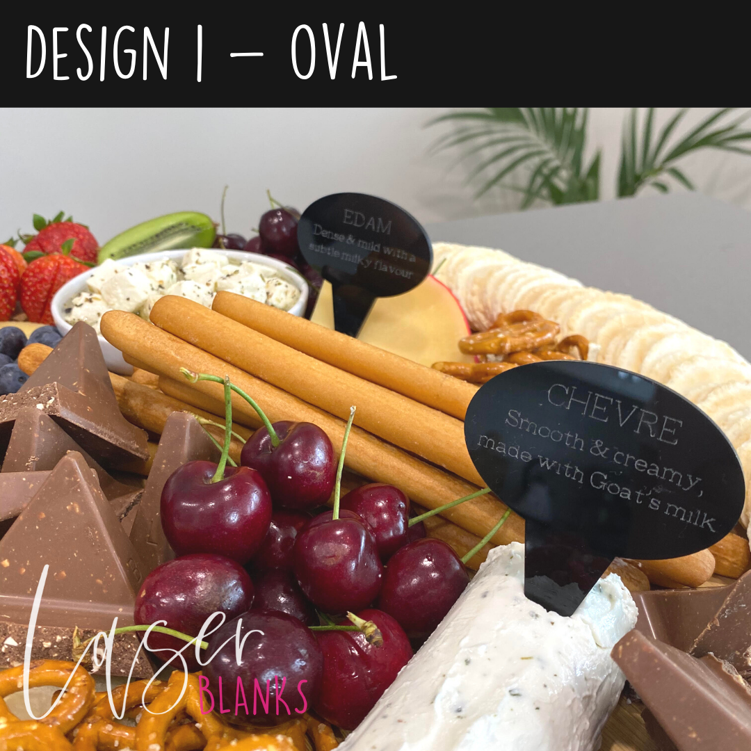 Cheese Spikes | Cheese Spike Blanks | Dessert Labels