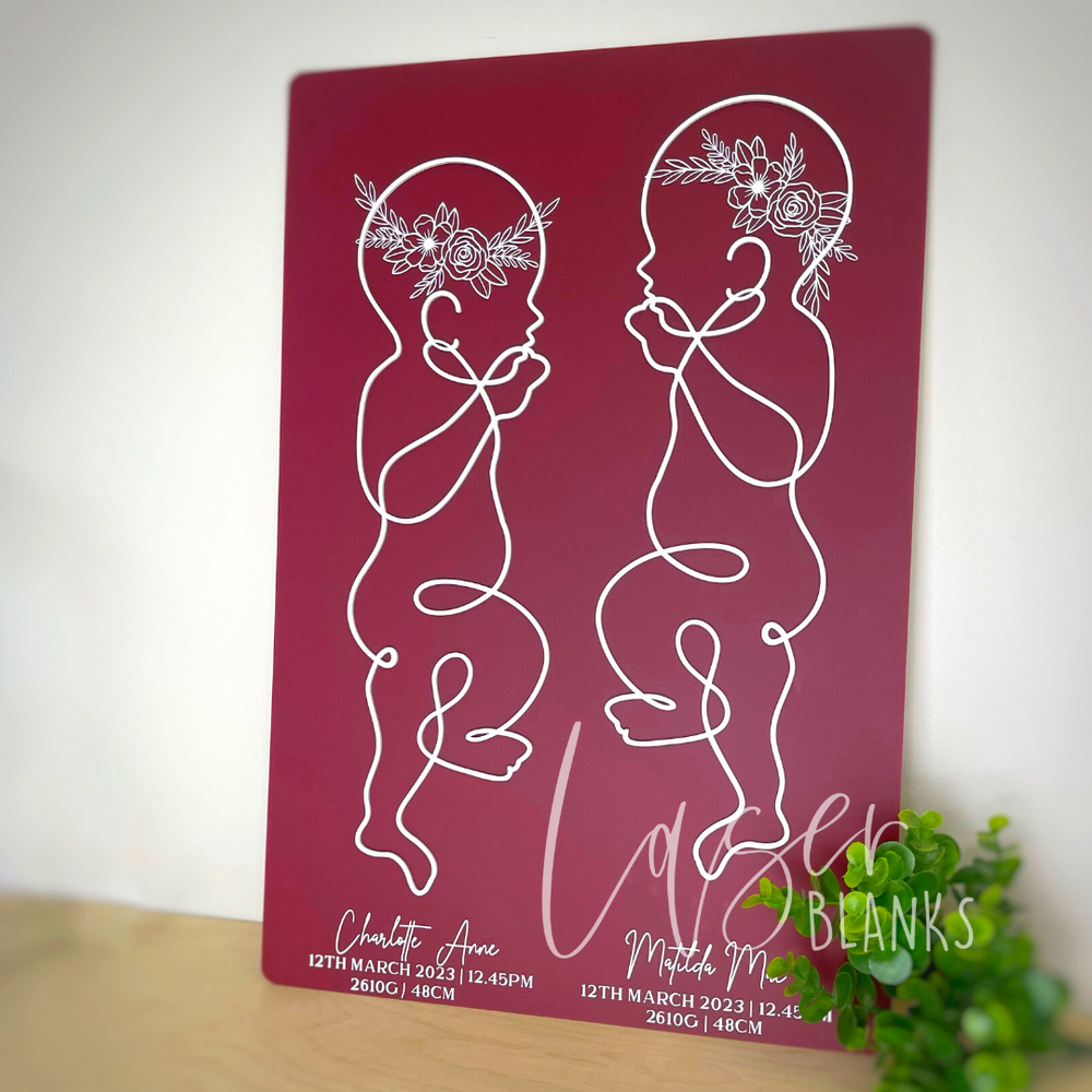 1:1 DIY Baby Wall Plaques