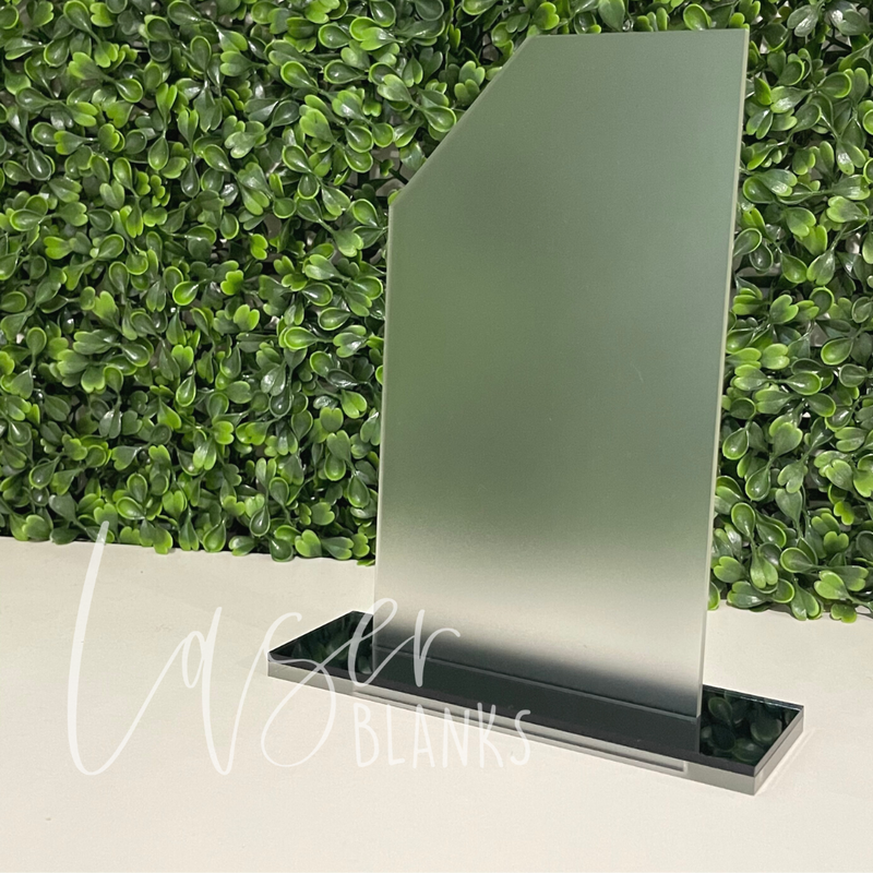 Angled Rectangle Sign | Table Number