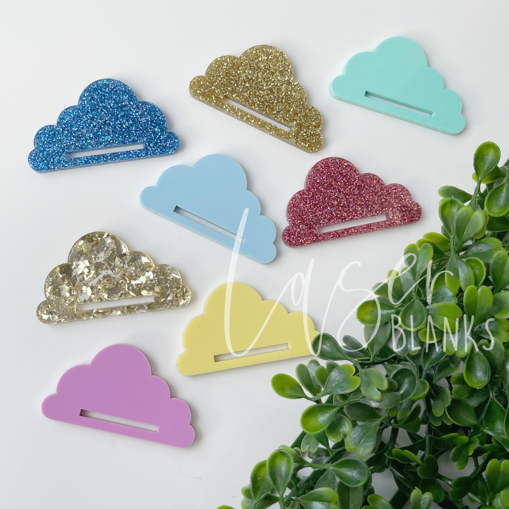 Cloud Bookmark Topper – Acrylic DIY Craft Blank